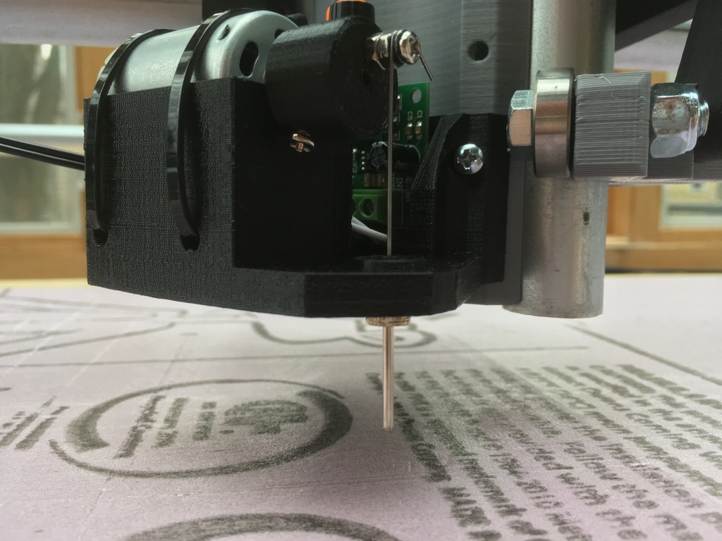 Updated MPCNC Brushed Motor Foam (Needle) Cutter by MohanMaker ...