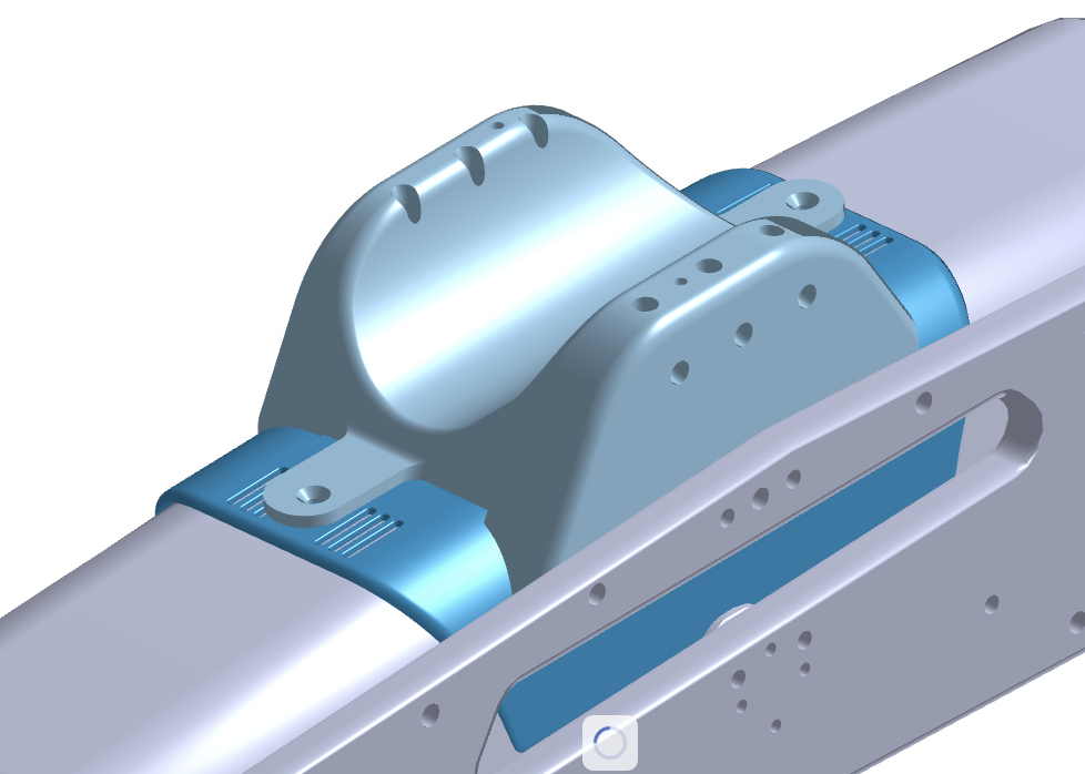 BlueROV2 Heavy 2 inches enclosure mount/fairing by willian galvani ...