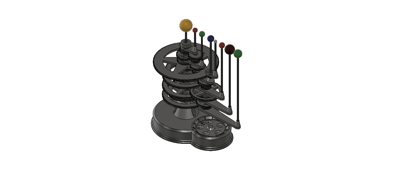 Mechanical Planetarium -Remix STEP files par J Fromel | Téléchargez ...