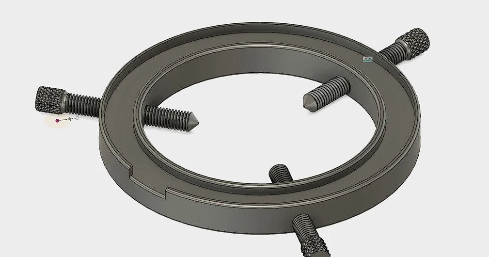 Universal LED Ring Light Mount by Daník | Download free STL model ...