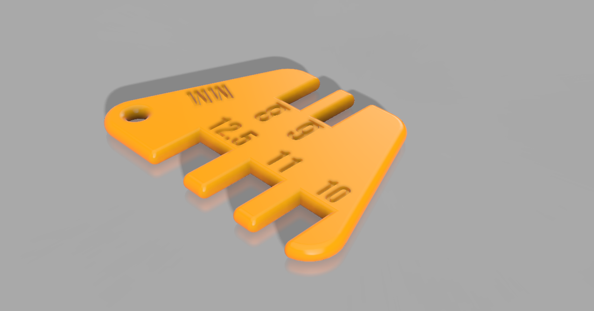 Tile Gauge by DevinM | Download free STL model | Printables.com