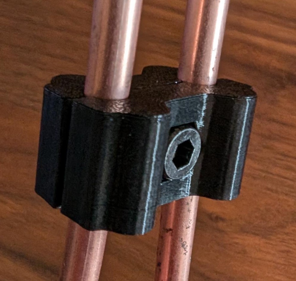 3/16 Dual Brake Line Clamp by RunaboutDan | Download free STL model ...