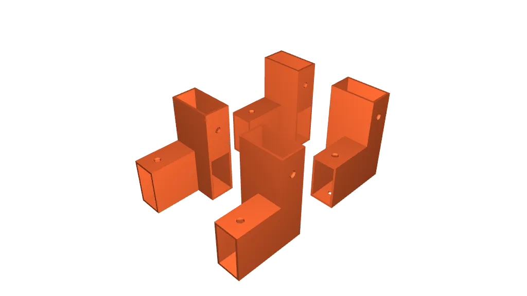 Easy 3D printer Enclosure Corner Brackets by iSkull3D | Download free ...