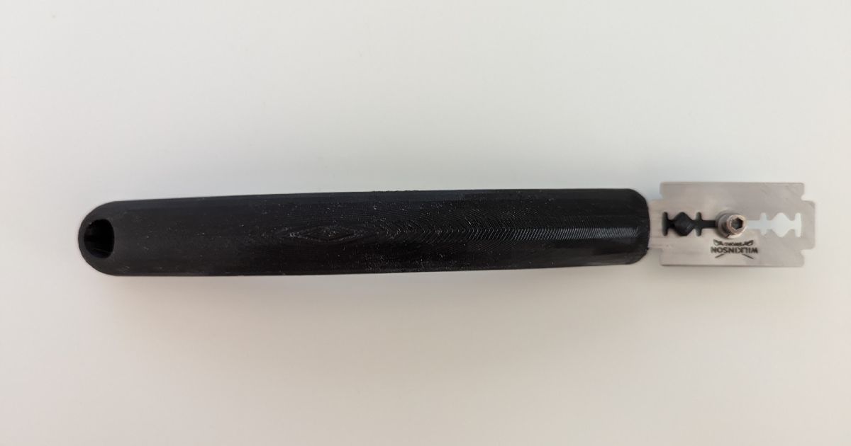 Razor blade handle by Martin Weiß | Download free STL model ...