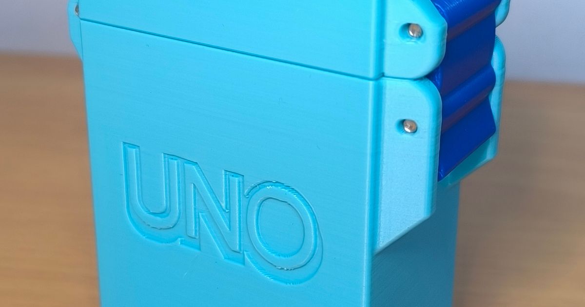 Uno Card Box Case by benfeuer | Download free STL model | Printables.com