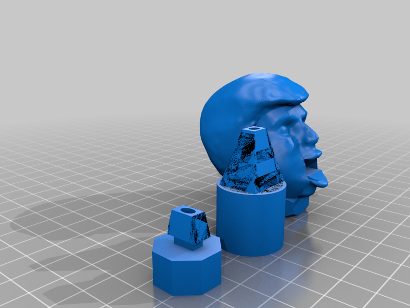 donald trump toothpaste dispenser by ben dover | Download free STL ...