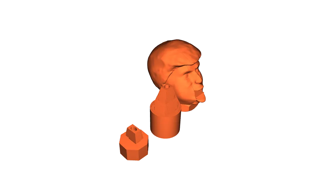 donald trump toothpaste dispenser by ben dover | Download free STL ...