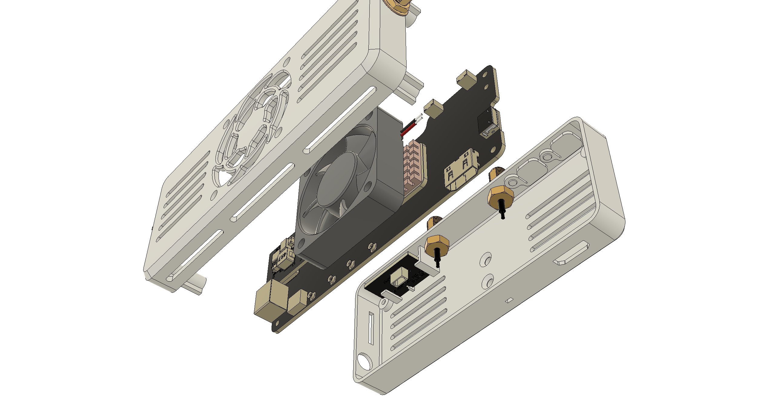 Walksnail Avatar VRX Case for larger 4010 or 3010 fans by Mr V ...