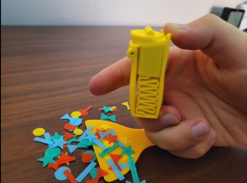 Mini Confetti Cannon by Mohamed Barnieh | Download free STL model ...