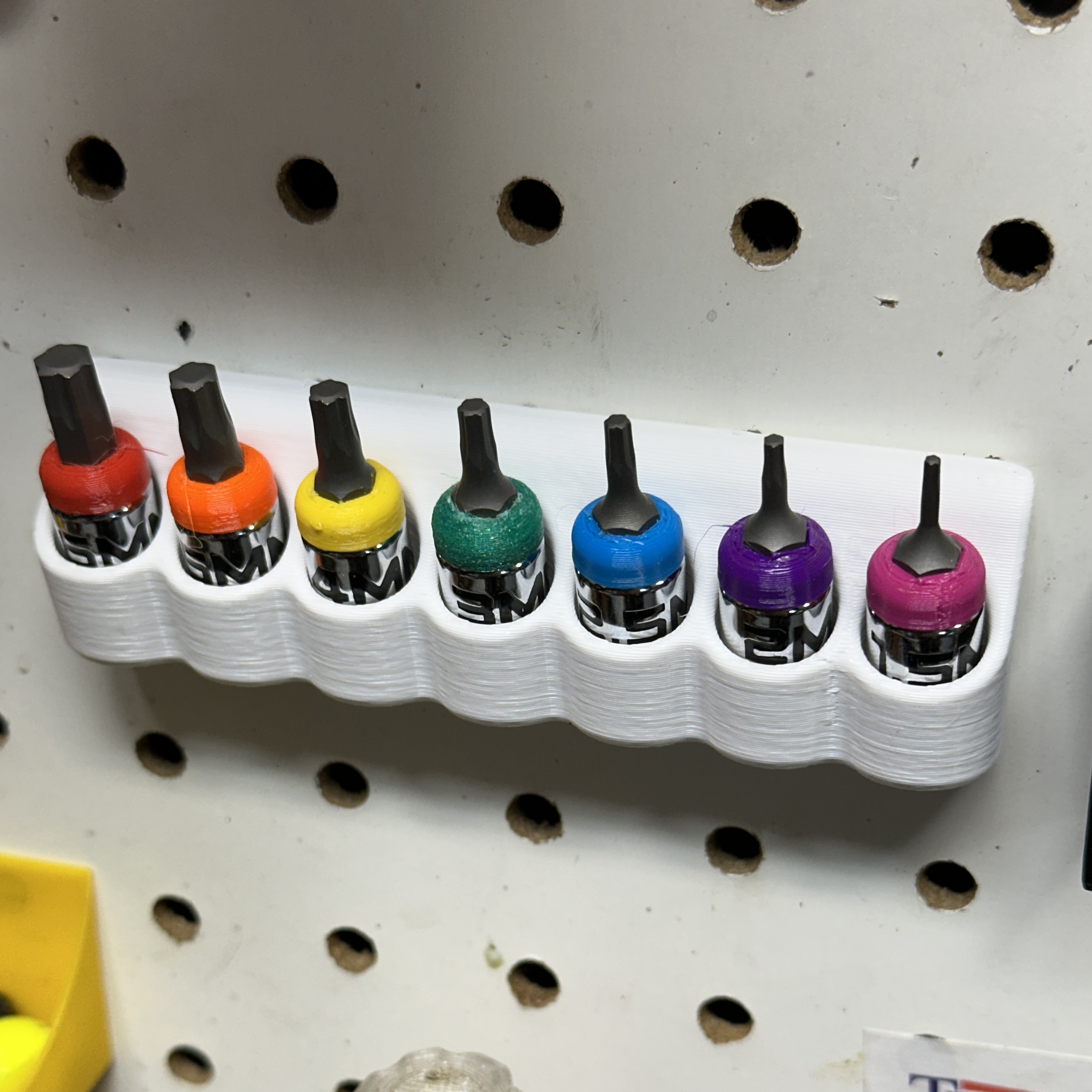 Color coding band for 1/4" hex sockets by cmh | Download free STL model ...