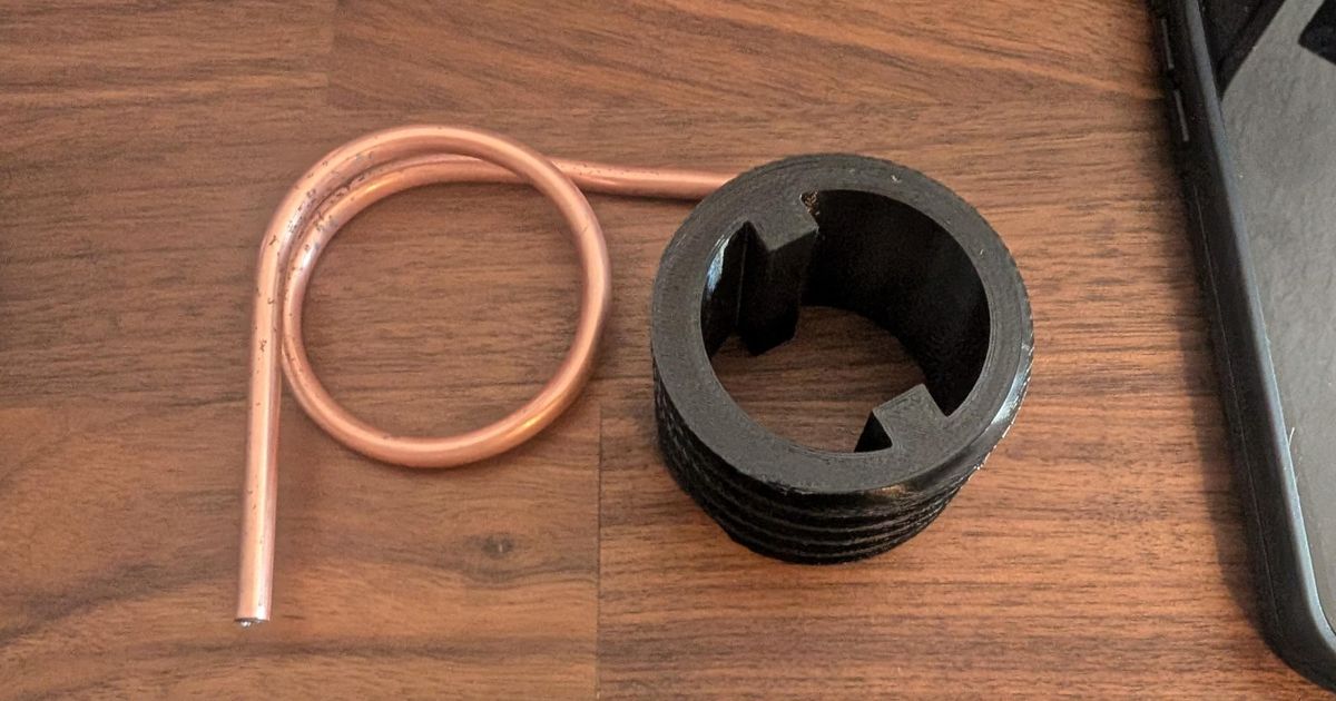 3/16 Coil Bending Mandrel by RunaboutDan | Download free STL model ...