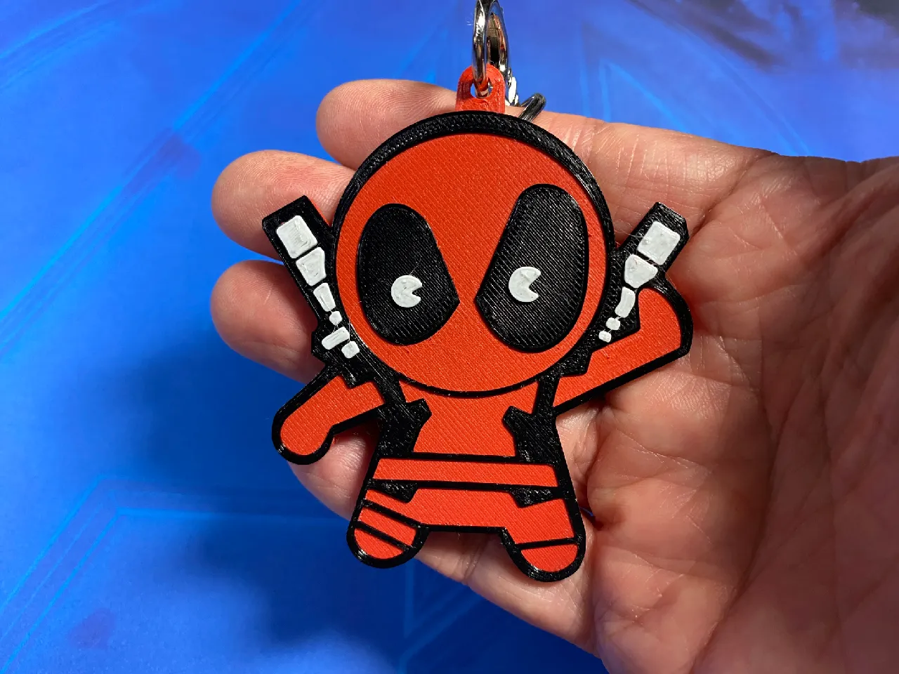Deadpool Chibi Keychains by nerdyviews | Download free STL model ...