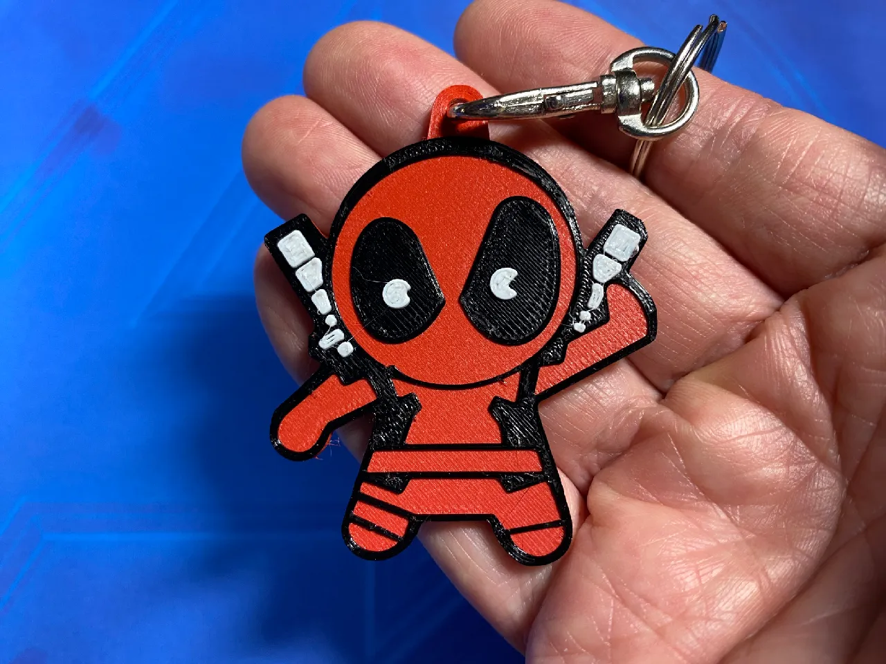 Deadpool Chibi Keychains by nerdyviews | Download free STL model ...