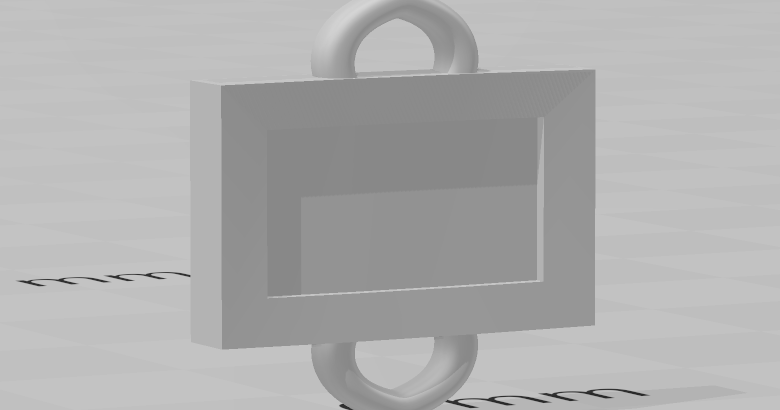 Keychain tag with two rings by Laura D | Download free STL model ...