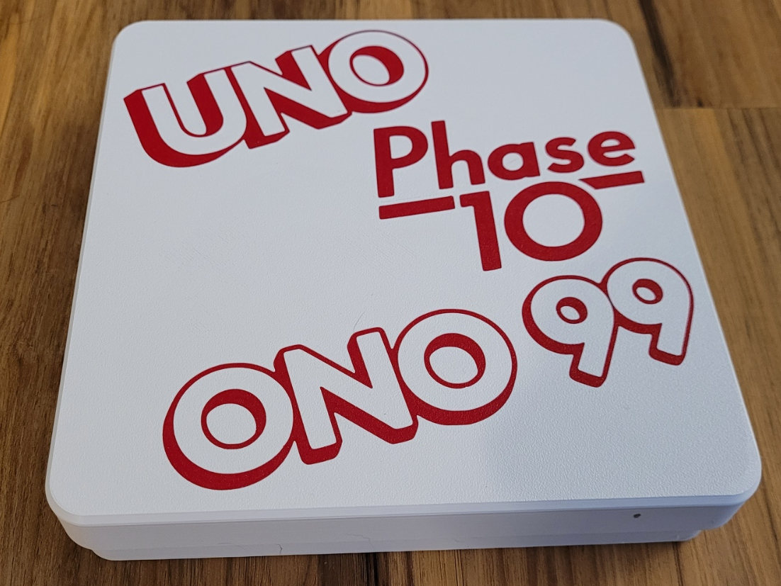 UNO, Phase 10, ONO 99 Card Box Mk2 by grizzie17 | Download free STL ...