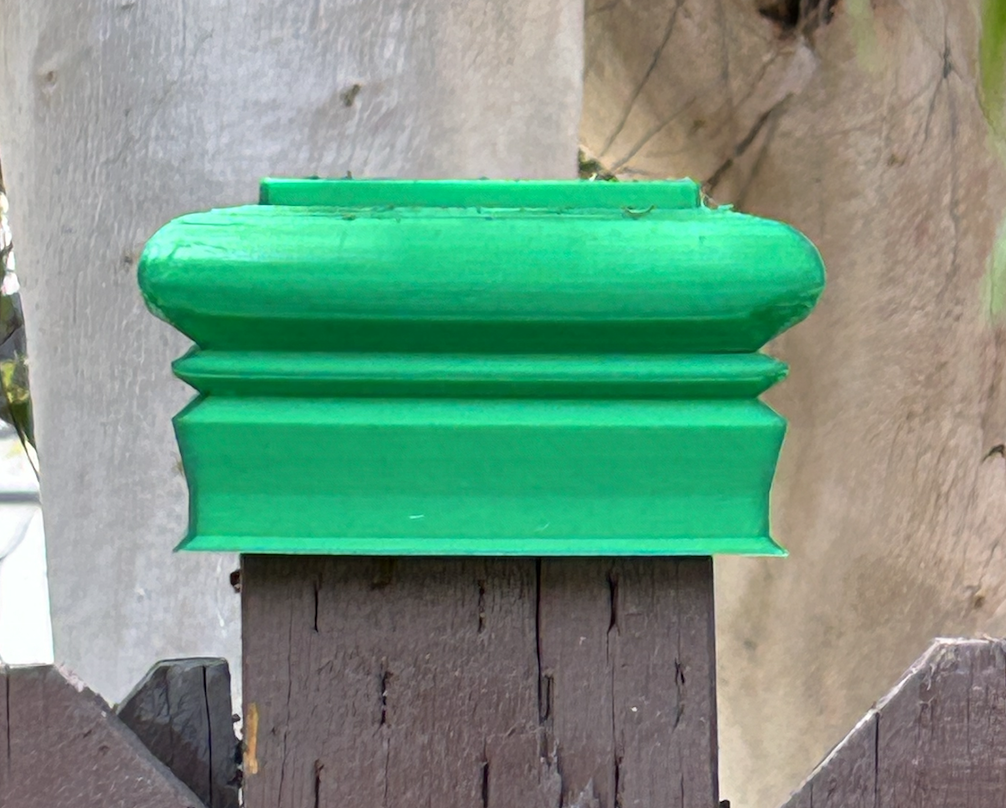 Fence Post Topper/Cap by Hunt05 | Download free STL model | Printables.com