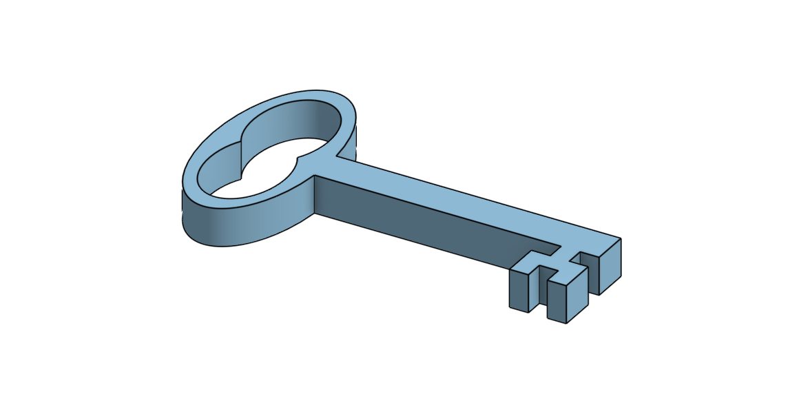 Small Key Decorative by Elijah Bierbrauer | Download free STL model ...