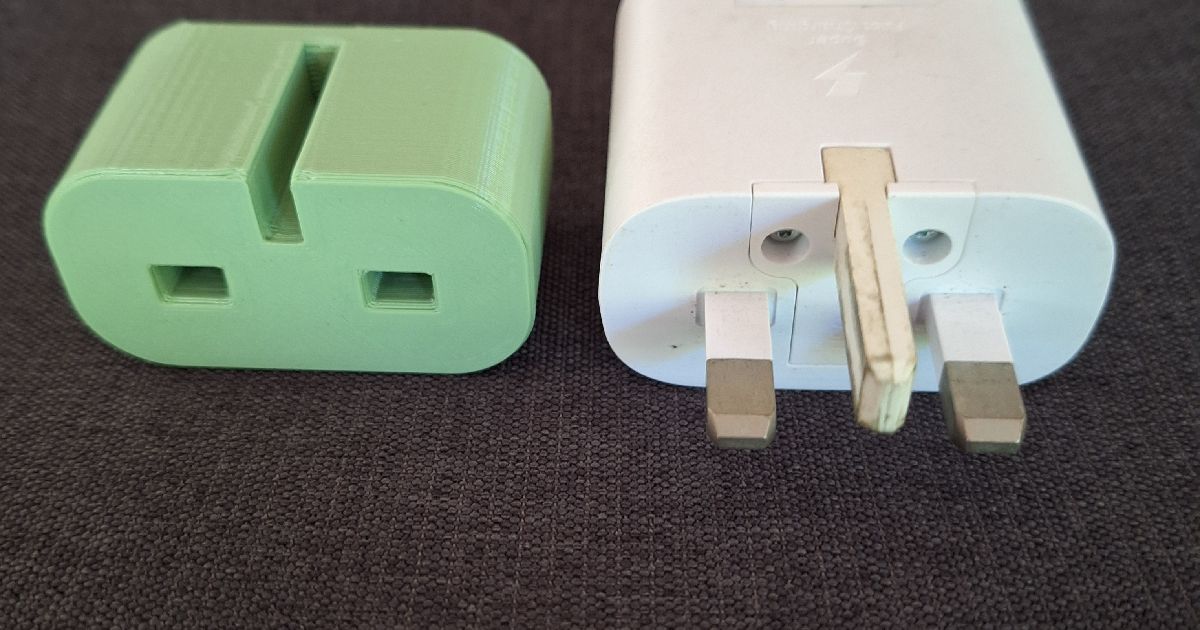 Samsung Travel Adapter Prong Cover by Purrcreate | Download free STL ...