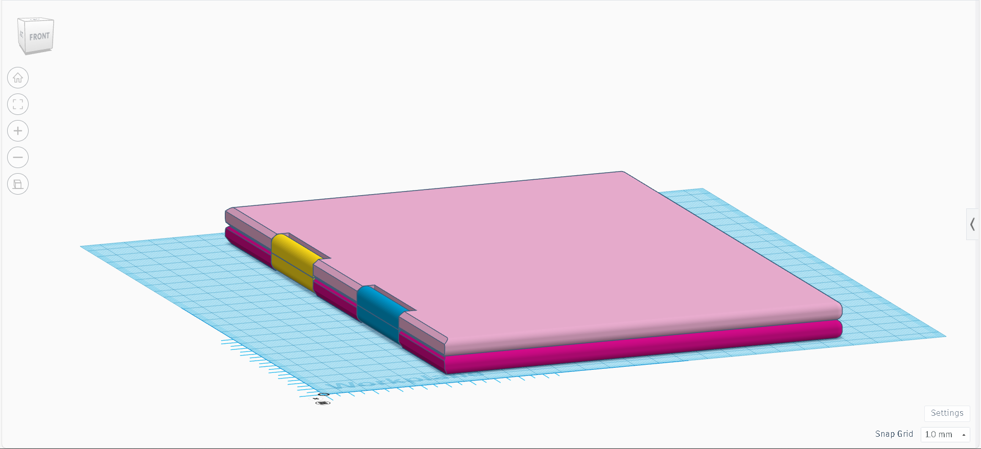 Folding Lap Tray Support for MacBook Air M1 Laptop (Print in Place) by ...