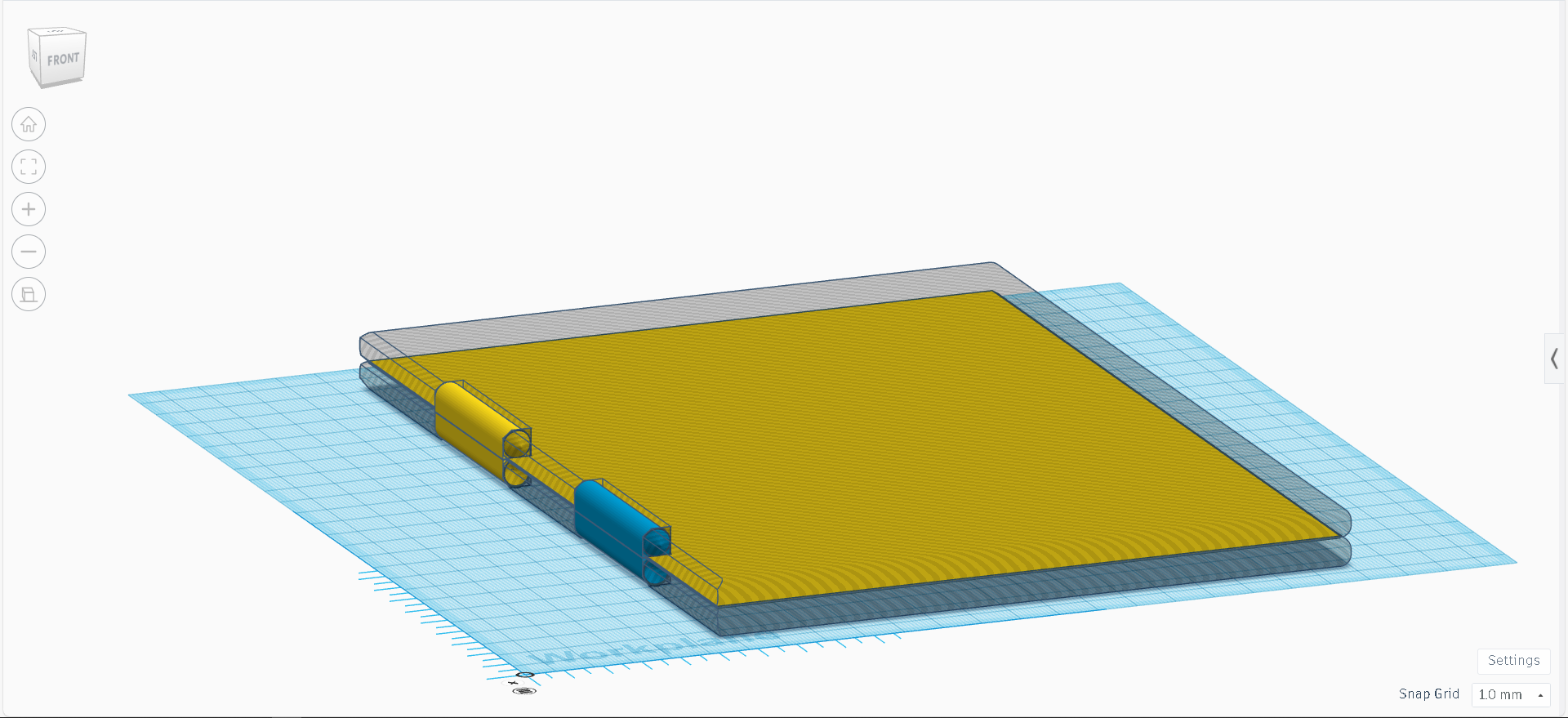 Folding Lap Tray Support for MacBook Air M1 Laptop (Print in Place) by ...