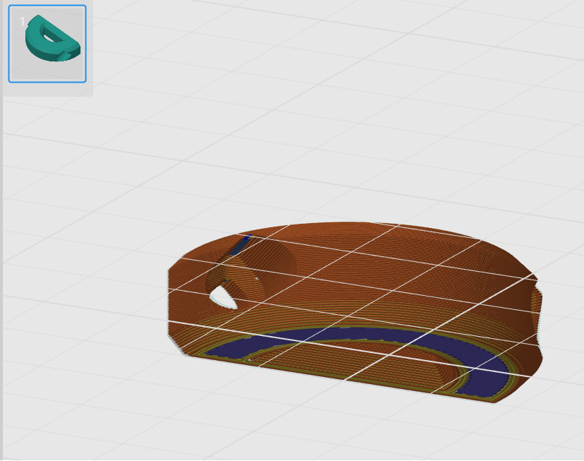 OpenSCAD Wall D-loop by cab | Download free STL model | Printables.com