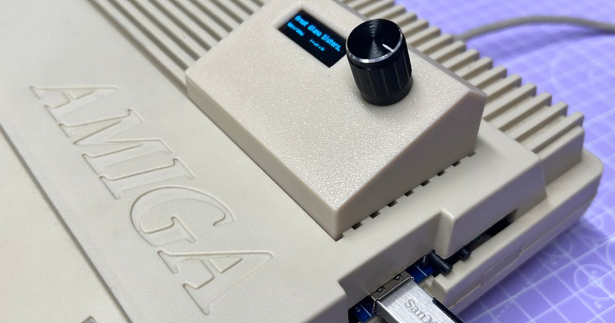 A500 GOTEK OLED Screen and Rotary Encoder Enclosure par Kari (rhymes ...