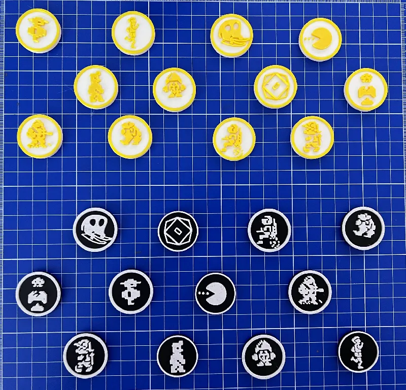 1980s Sinclair Spectrum Character Draughts / Checkers Set by Peter ...