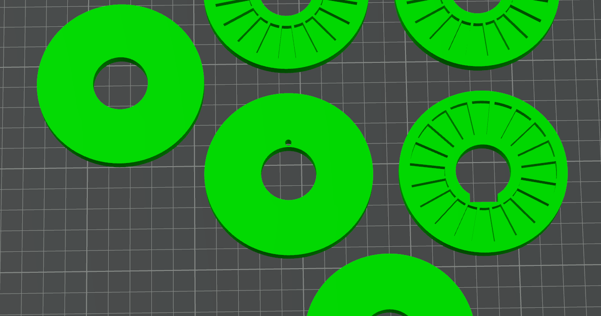 Model Rocket Centering Rings 3-in to 24mm by David Frey | Download free ...