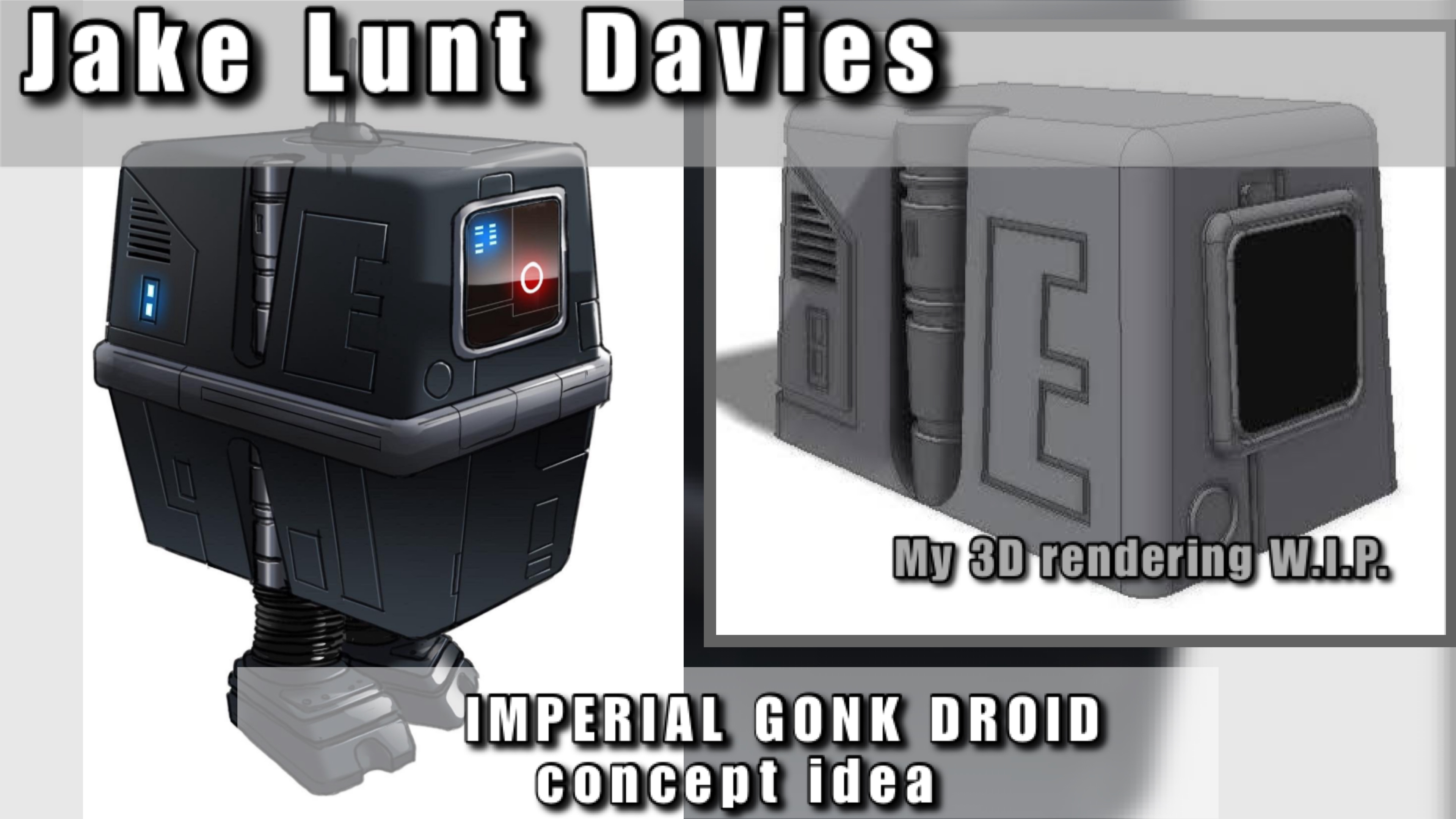 GONK droid - designed by Jake Lunt Davies by JamesR5D4 | Download free ...
