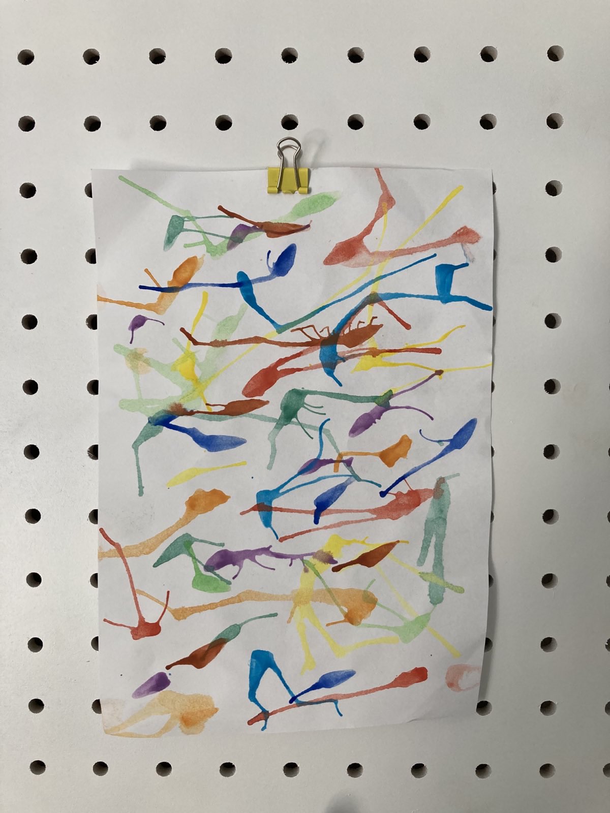 Pegboard Mini Binder Clip Holder By Artomweb Download Free Stl Model