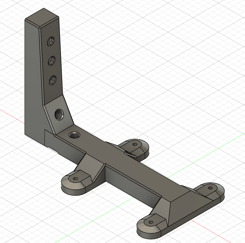 Rain Gauge Wall Mount L Bracket By Thomasvnl Download Free Stl Model