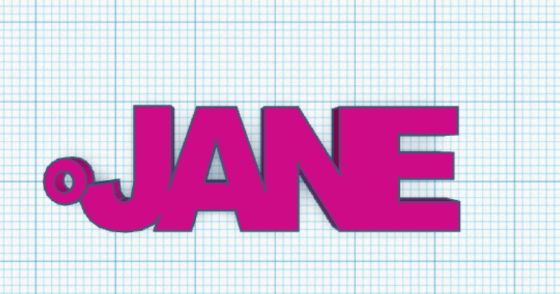 Jane Keychain by JuiceWorks 3D Student | Download free STL model ...