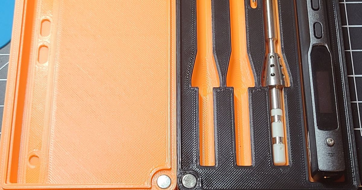 TS100 Soldering Iron Case by Adam | Download free STL model ...