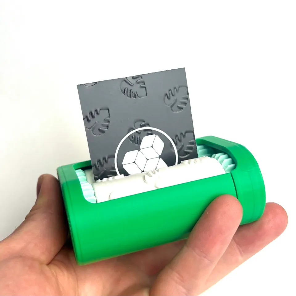 Monstera Leaf - Business Card Embosser Roller by MakerSpace.Online ...