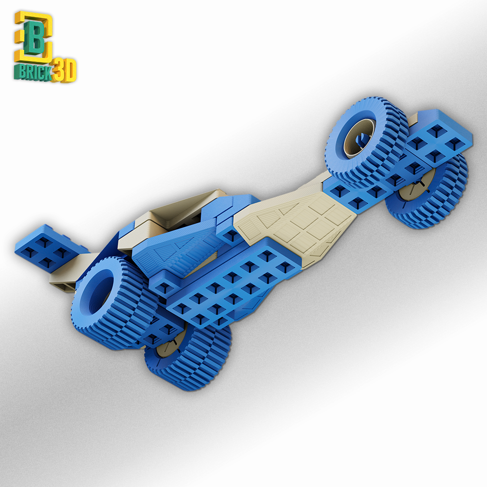 Dragster V2 - Brick3D set by Yavorh | Download free STL model ...