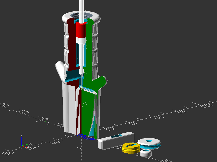 Spring loaded collapsible Sword by Jack | Download free STL model ...
