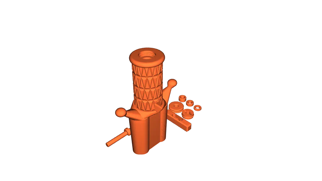 Spring loaded collapsible Sword by Jack | Download free STL model ...