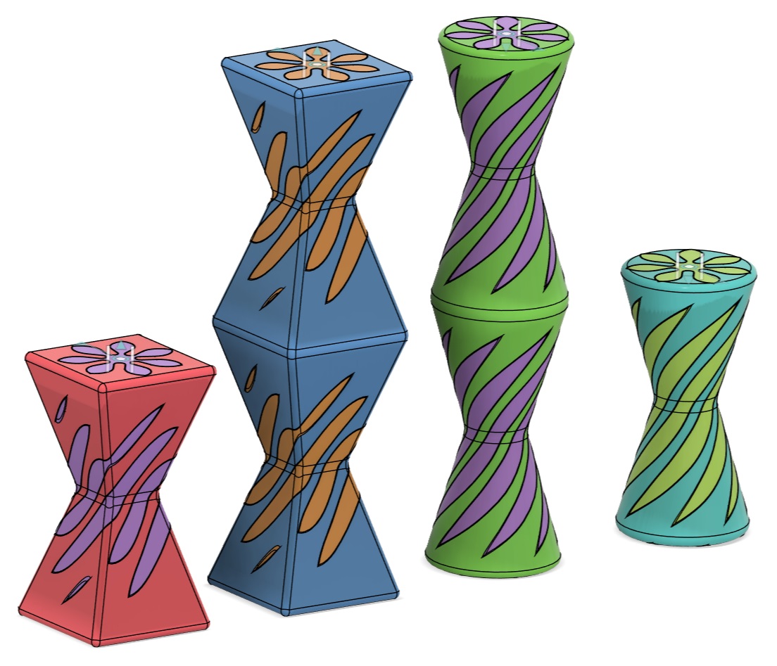 Impossible Passthrough Pyramid and Cone style hourglass (Dubbel Size ...