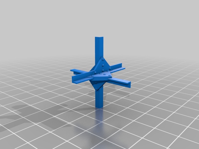 Czech Hedgehog - Tank Trap (~28mm) by Mac Pierce | Download free STL ...