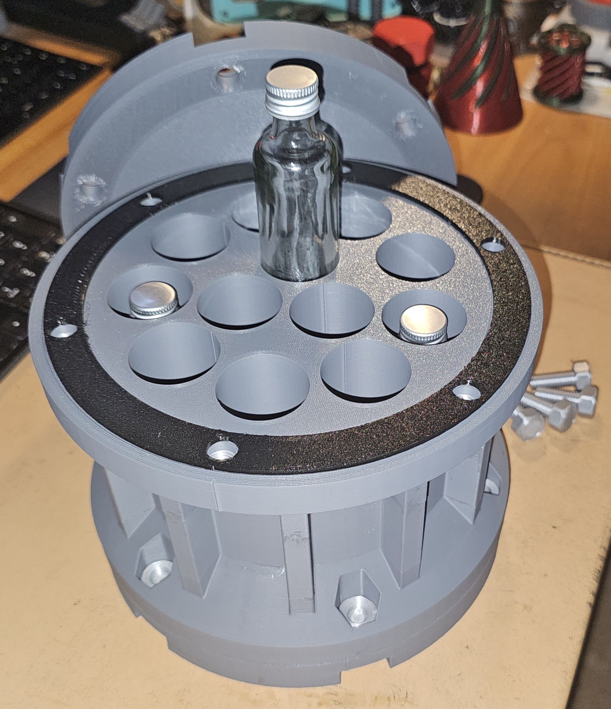 totally over-engineered vault for precious spirits by Tobias Scharmann ...