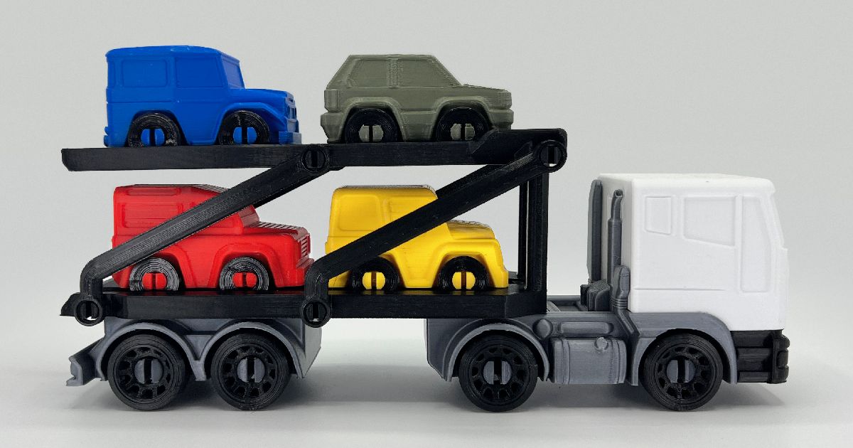 Micro Car Transporter by IL3D | Printables Store