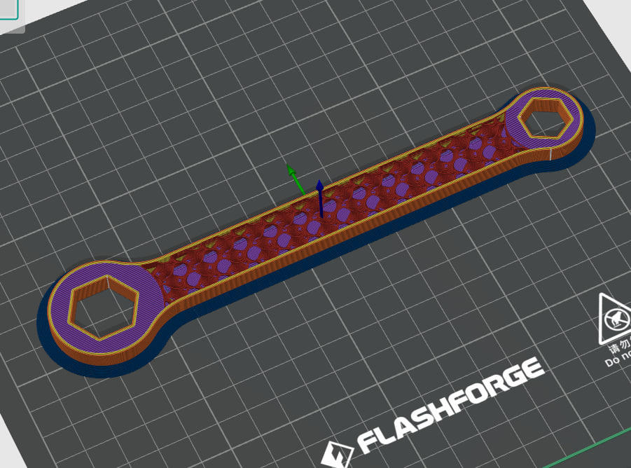 Double closed-end wrench (M8 and M12) by X-Rush | Download free STL ...