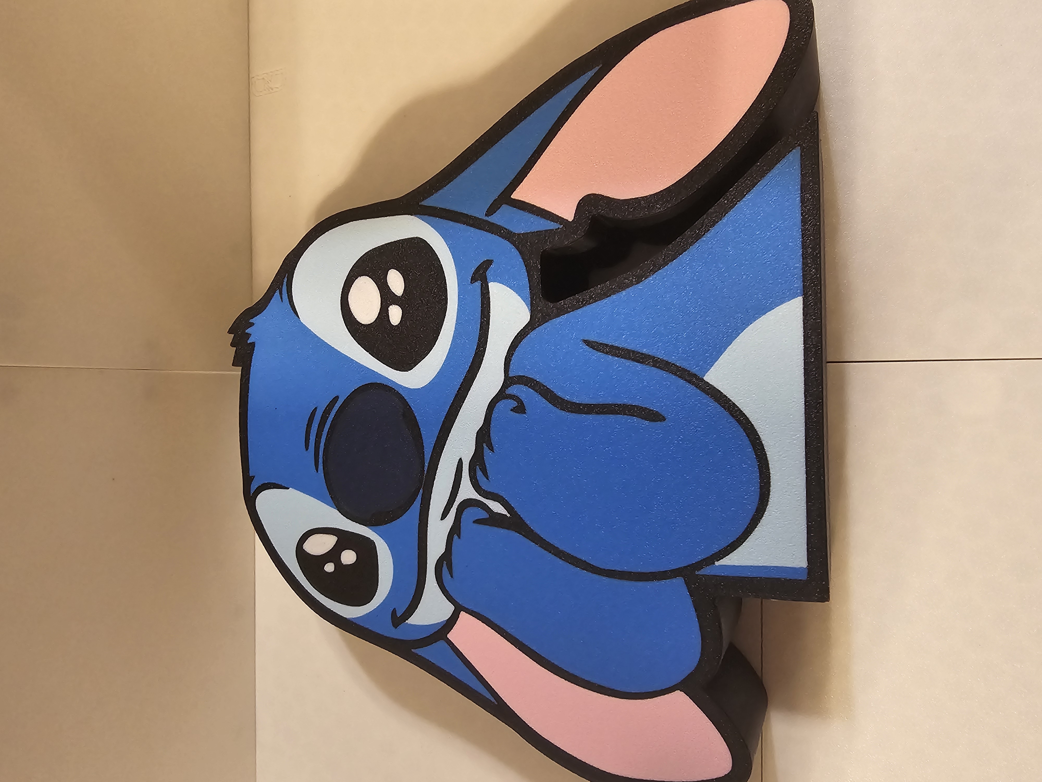 Stitch Pouting Lightbox by Dohara | Download free STL model ...