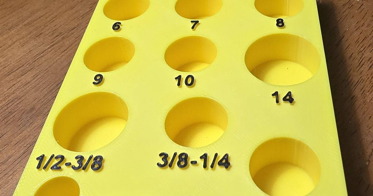 Gridfinity Icon Hex Sockets and Socket Adapters von Landon ...