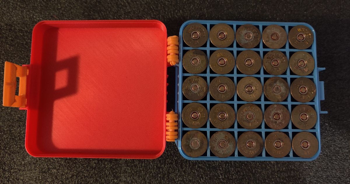 20 Gauge 2 1/2", Single Latch Modular Ammo Box by brass_ring ...
