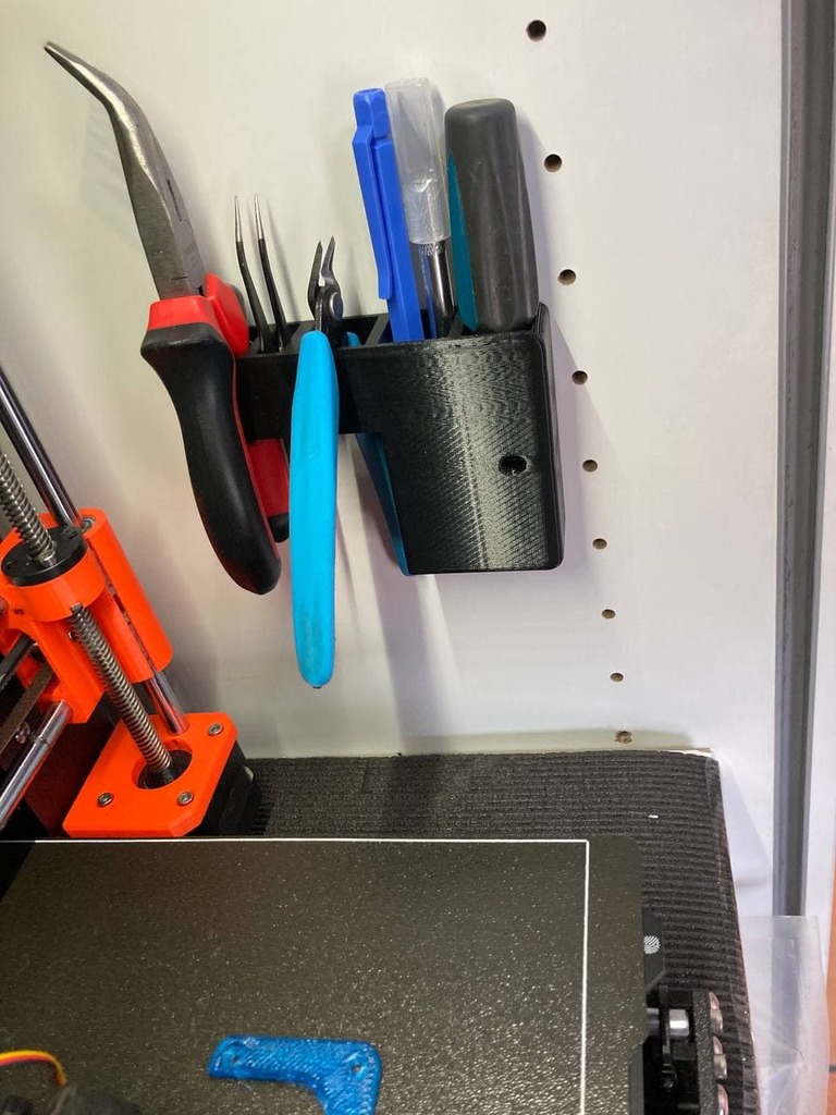 Wall custom tool holder by 3DEMS | Download free STL model | Printables.com