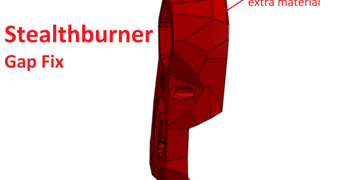 Voron Stealthburner Gap Fix by ajva09 | Download free STL model ...