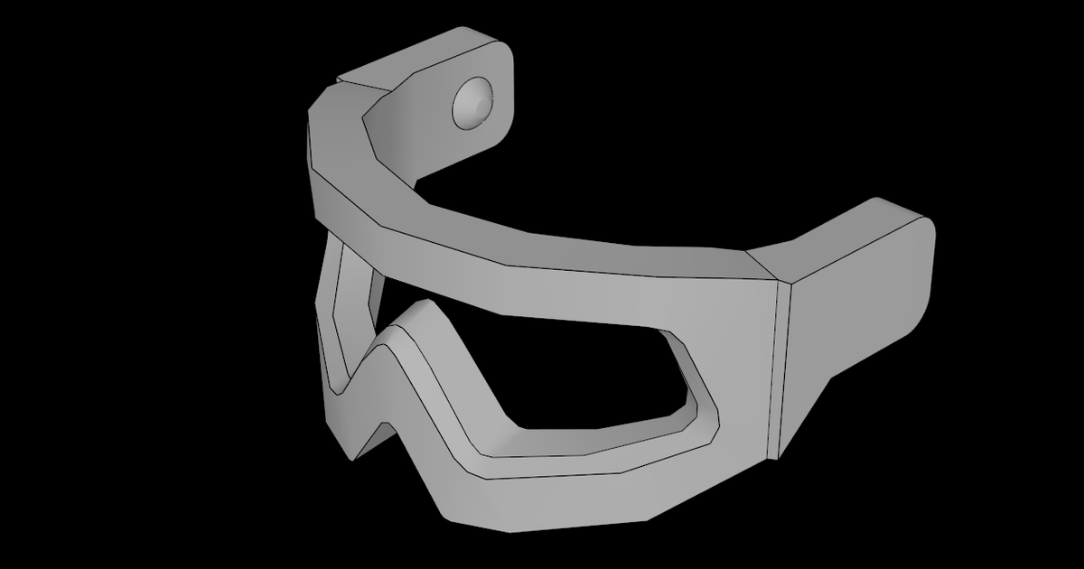 Lego Compatible (46304.dat) Minifig Helmet Snow Goggles by thall72 ...