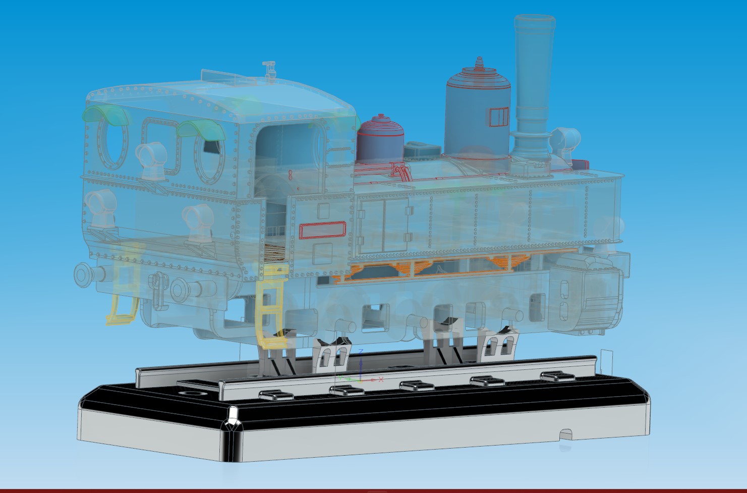 Locomotive stand / base por Honza_Zik | Descargar modelo STL gratuito ...