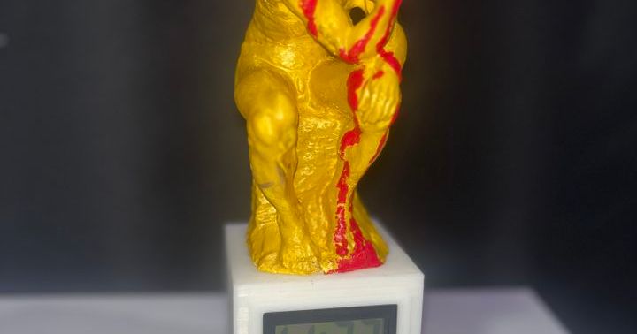 Ace Attorney Thinker Clock Base by RynRynnyRyn | Download free STL ...